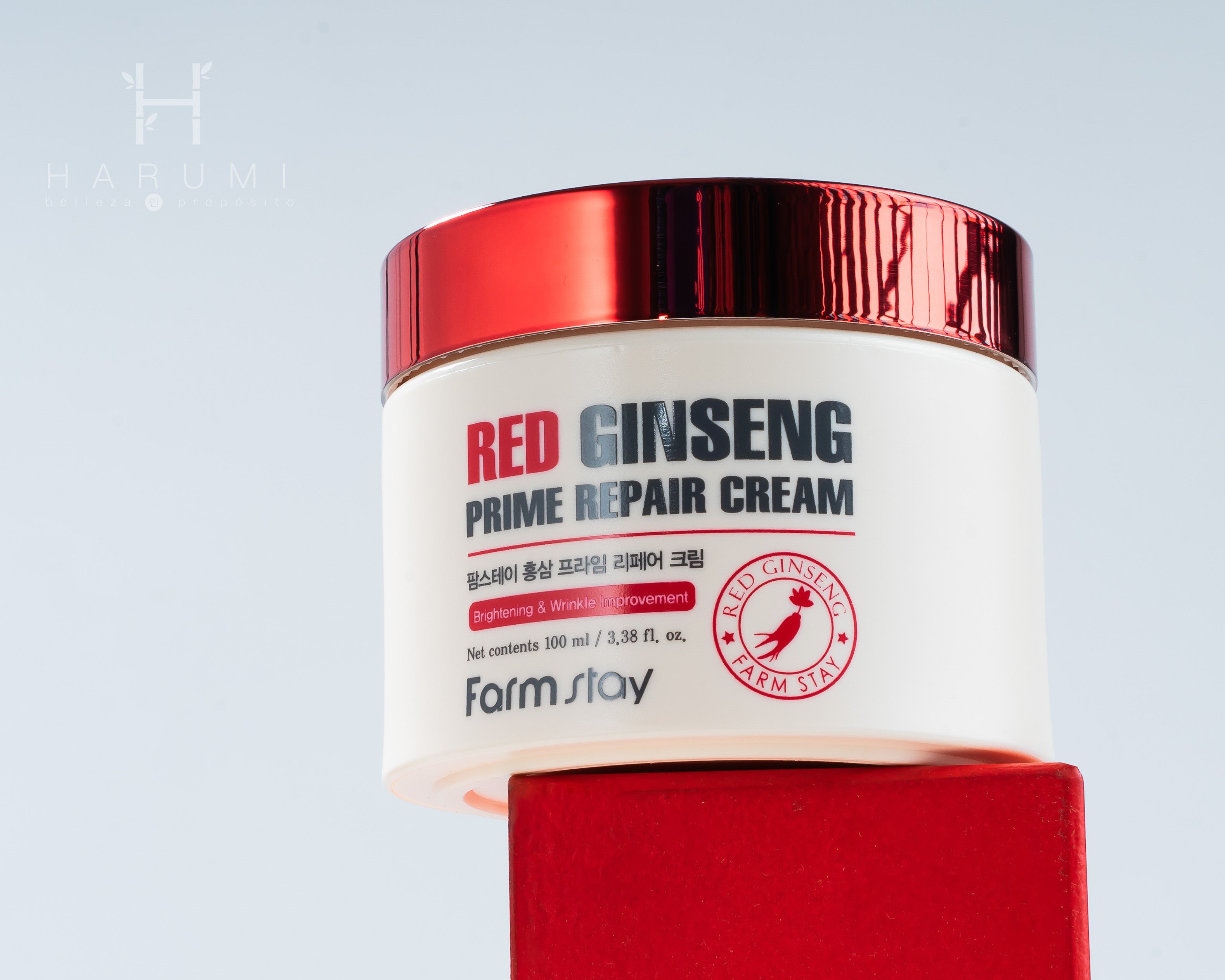 Hidratante facial de FarmStay con Ginseng - FarmStay Red Ginseng Prime Repair Cream | Harumi ...