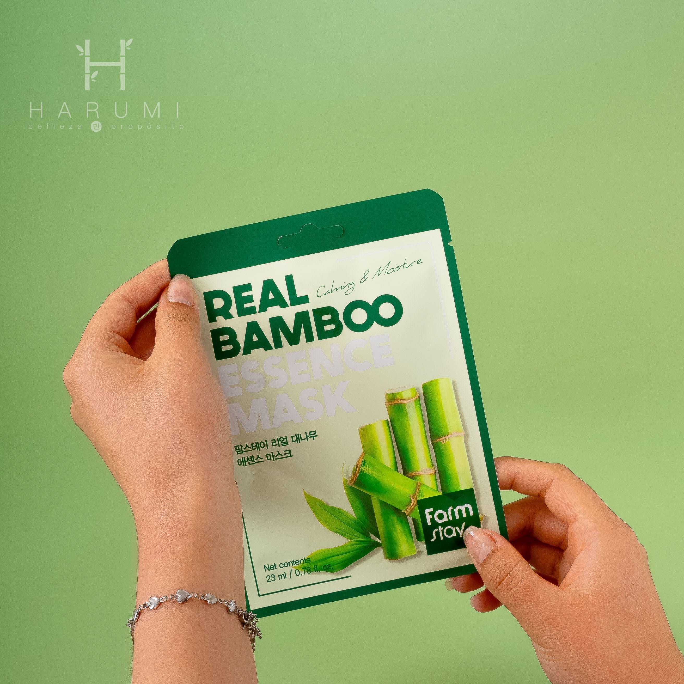 Mascarilla en velo de FarmStay con Bamboo - Farmstay Real Bamboo ...