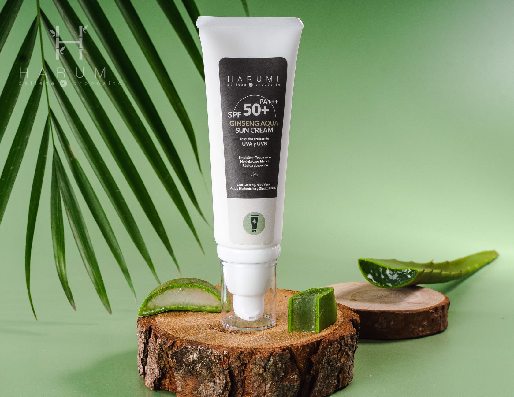Protector solar facial en gel de Harumi con Ginseng - Harumi Ginseng ...