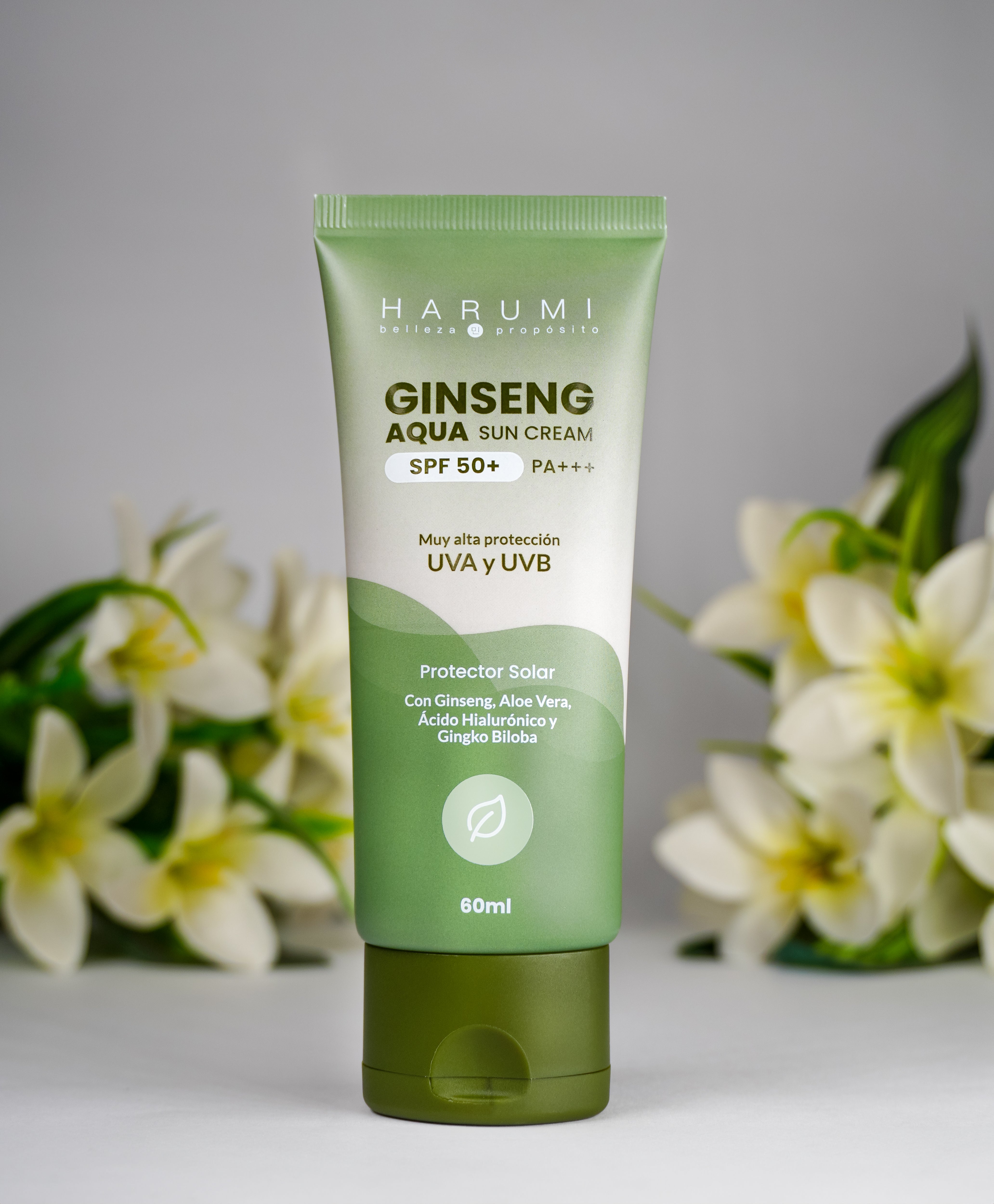 Protector solar facial en gel de Harumi con Ginseng - Harumi Ginseng ...