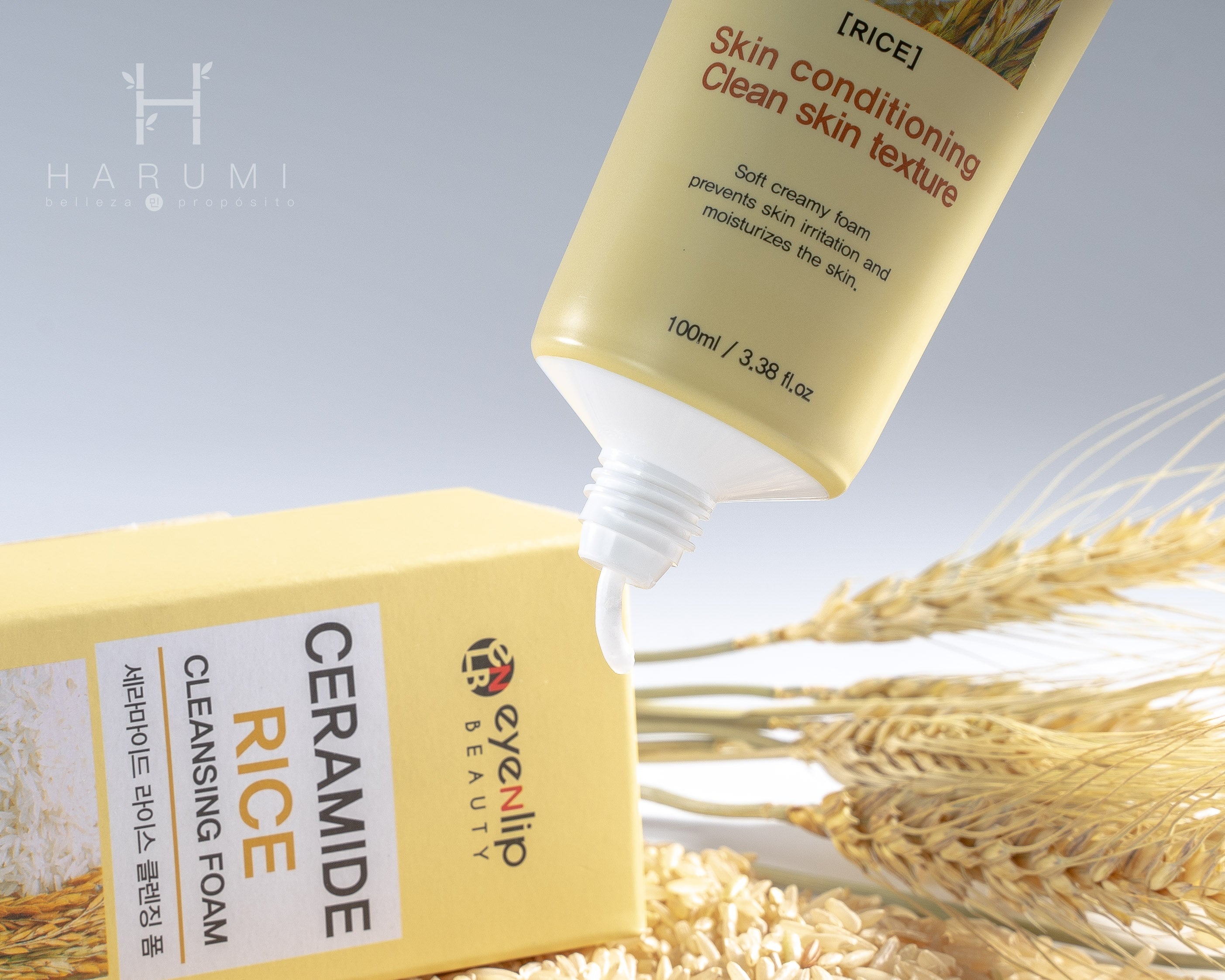 Jabón acuoso facial de Eyenlip con Arroz - Eyenlip Ceramide Rice ...